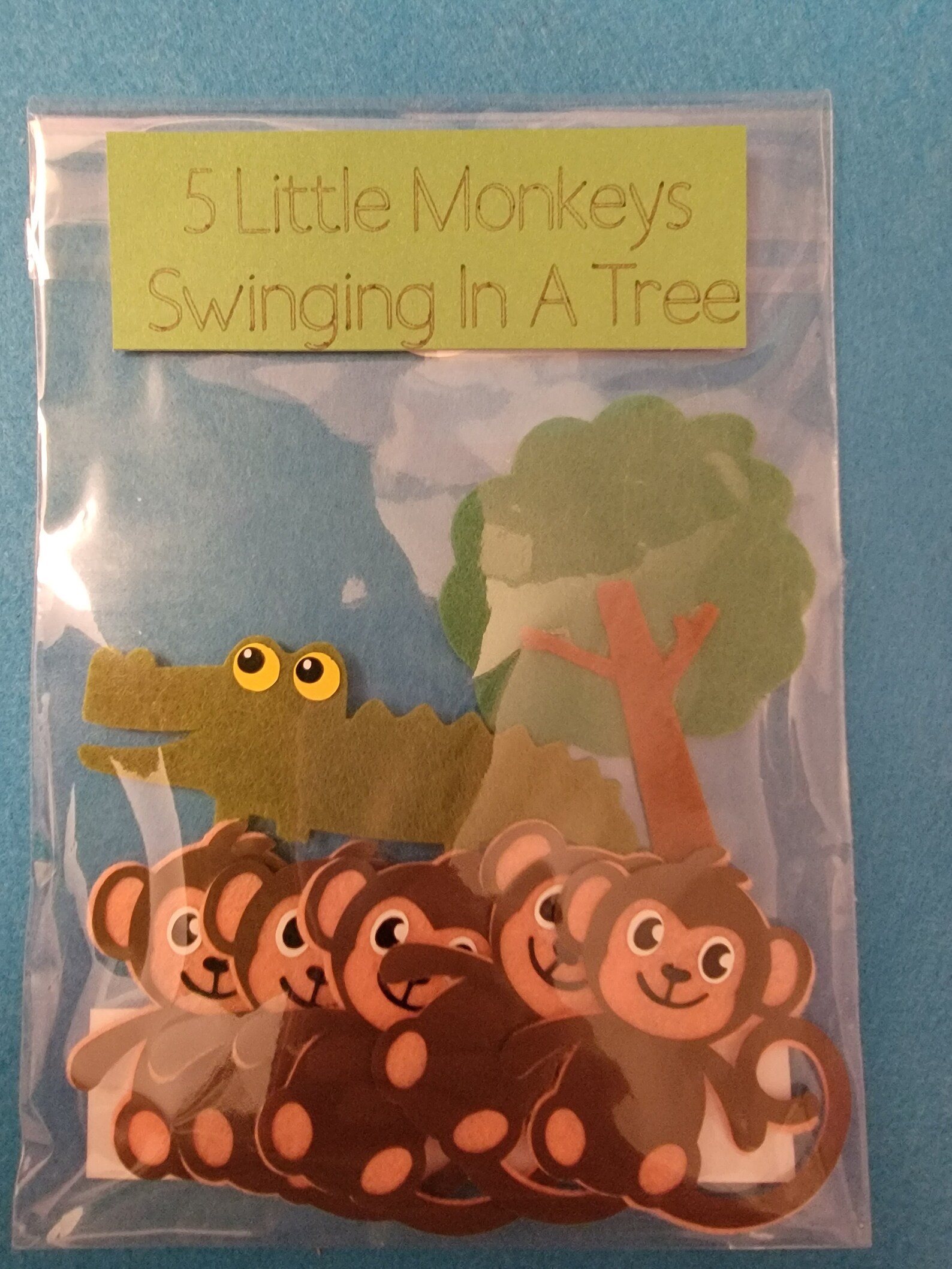Five Little Monkeys (glove Included) - Etsy