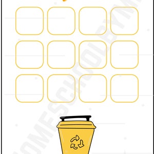 Bin Sorting Activity Printable | Poster | Rubbish, Recycling and ...