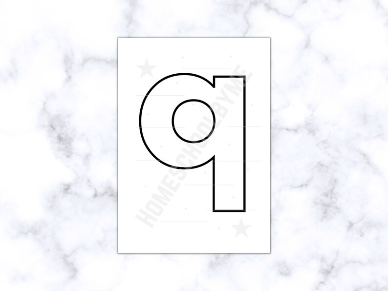 Printable Lower-case Letters to Trace and Colour in Individual Alphabet ...