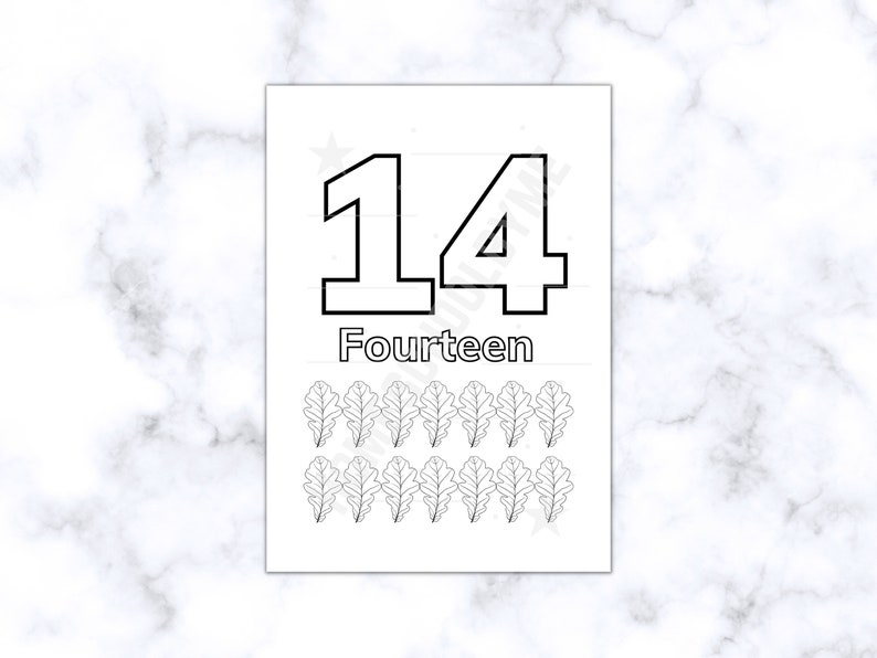 20 Trace, Colour and Count Worksheets | Numbers 1-20 | Maths ...