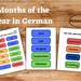 Months of the Year in German Poster and Cards Seasons Wall Decor ...