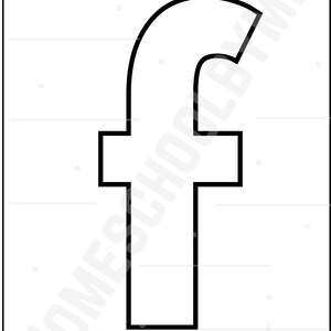Printable Lower-case Letters to Trace and Colour in | Individual ...