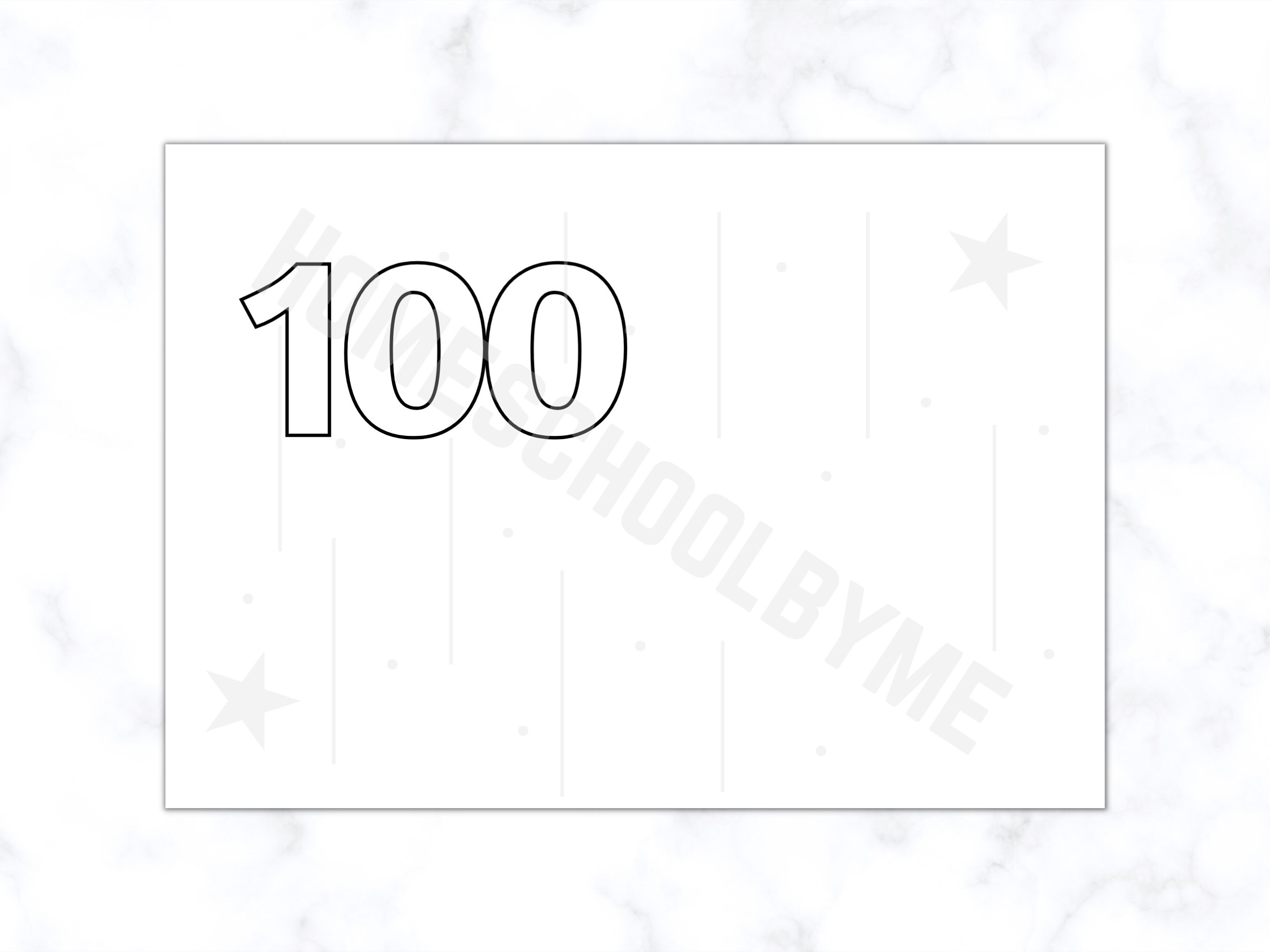 Pequeños dibujos para colorear con números del 0 al 100 / Matemáticas ...