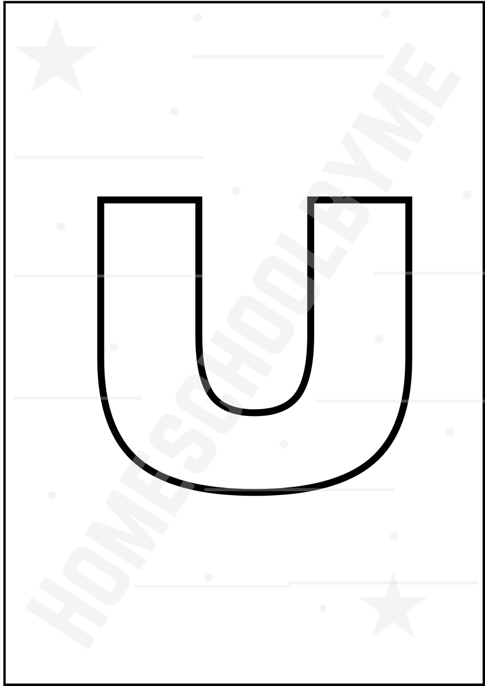 Printable Lower-case Letters to Trace and Colour in | Individual ...