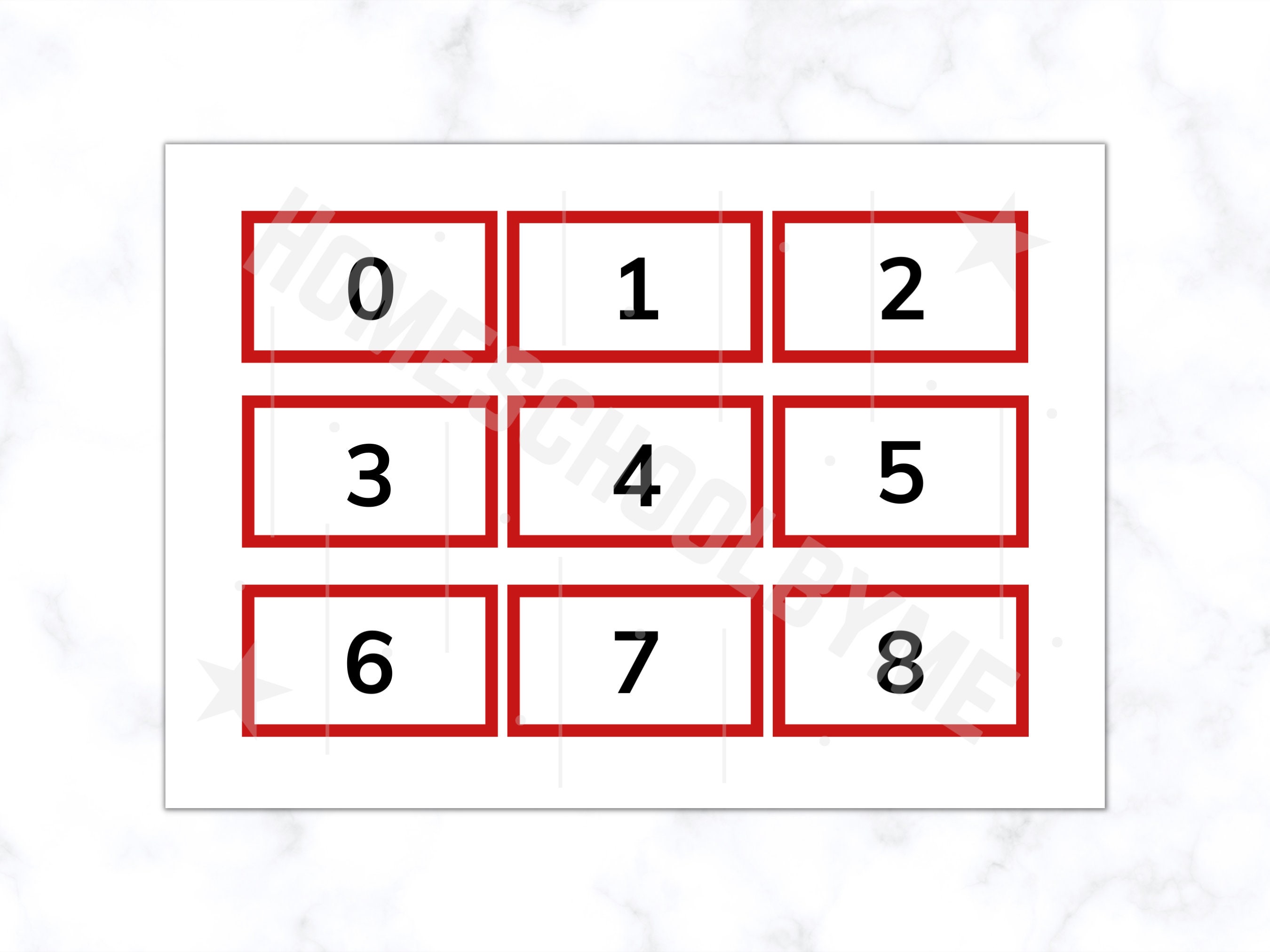 Number Cards 0-100 | Number Line Activity | - Etsy