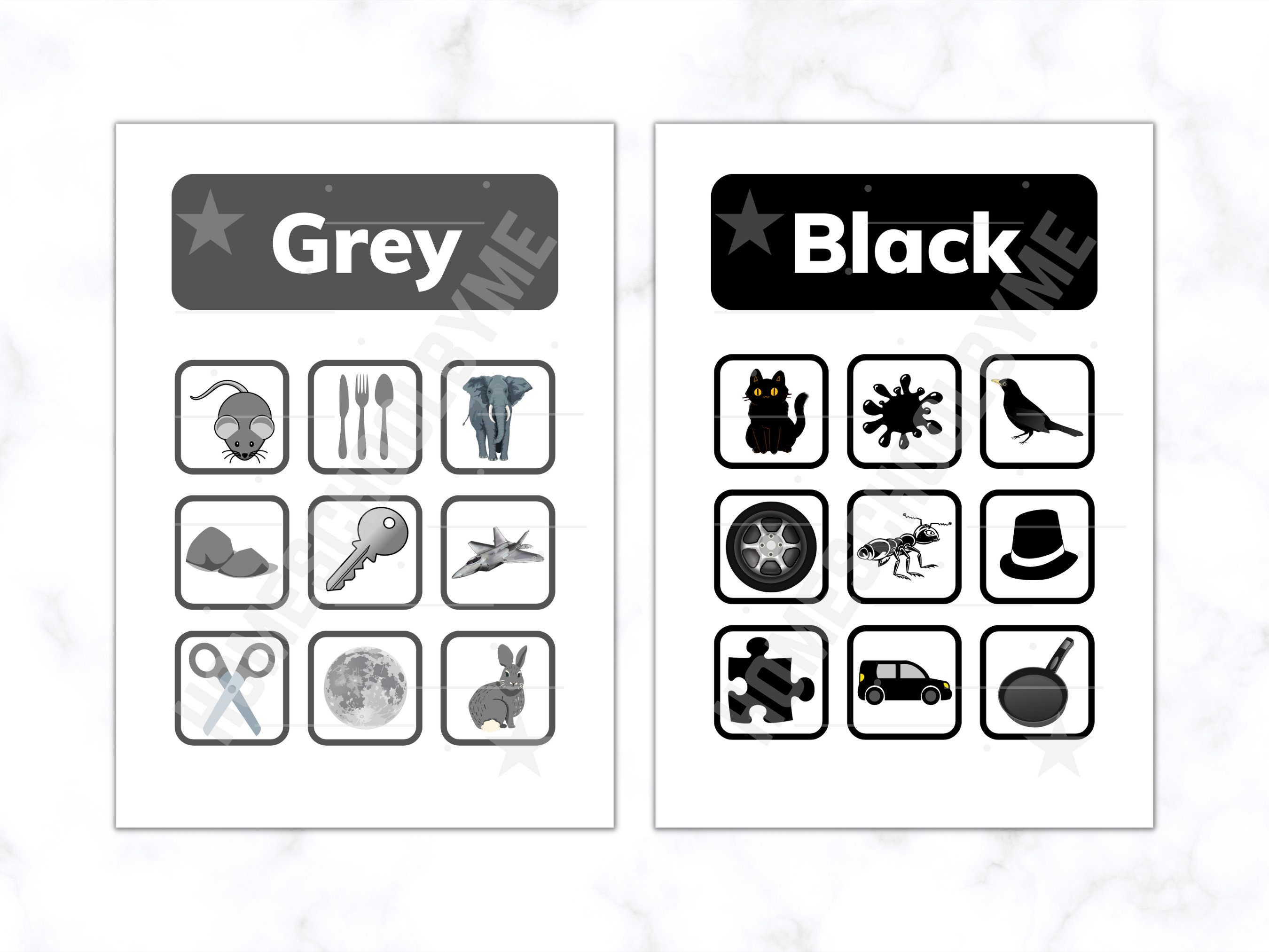 Printable Colour Sorting Activity Preschool Learning Colours Colourful ...