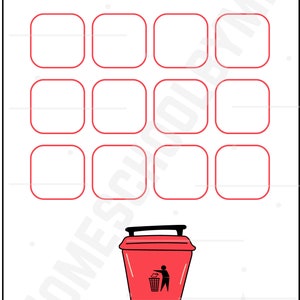 Bin Sorting Activity Printable | Poster | Rubbish, Recycling and ...