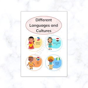 Kids Cultural Dress Cards: Around the World Printable (PDF) - Etsy