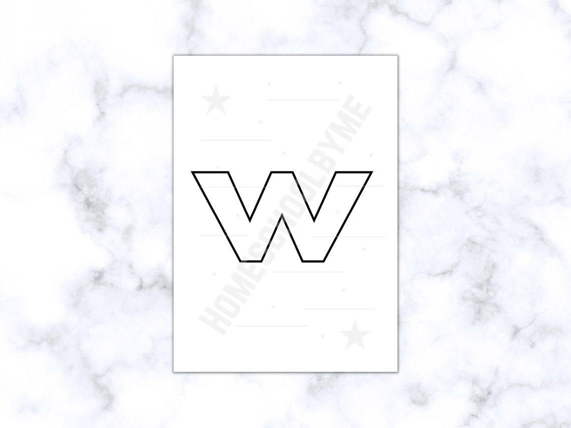 Printable Lower-case Letters to Trace and Colour in Individual Alphabet ...