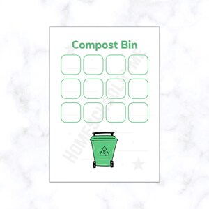 Bin Sorting Activity Printable Poster Rubbish Recycling - Etsy