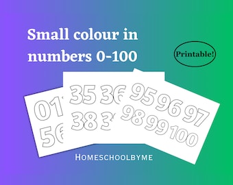 20 Trace, Colour and Count Worksheets Numbers 1-20 Maths Colouring in ...