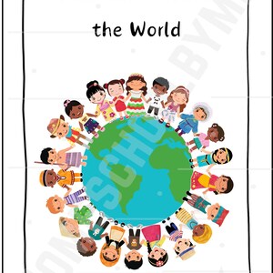Kids From Around the World Printable | Cultural Dress | Multicultural ...