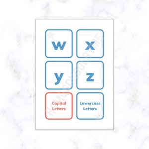 Printable Alphabet Matching Activity | Preschool and Kindergarten ...