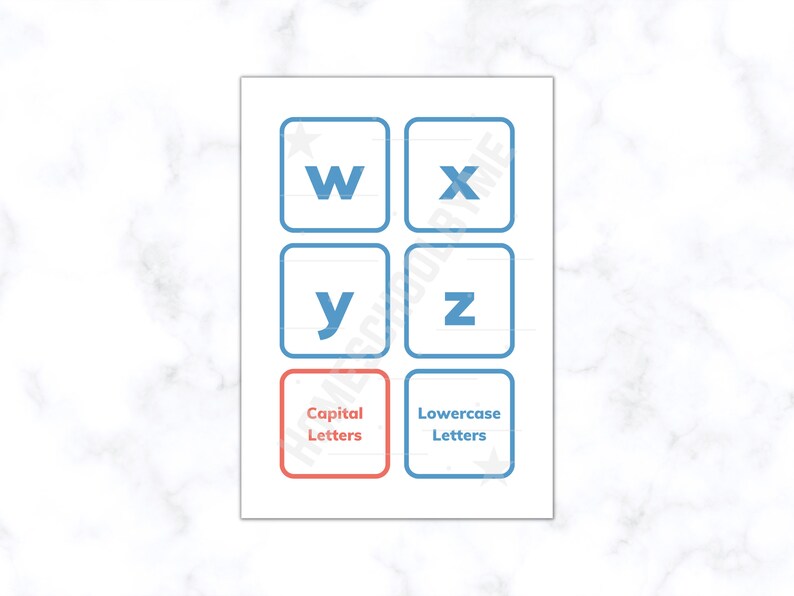 Printable Alphabet Matching Activity Preschool and Kindergarten ...