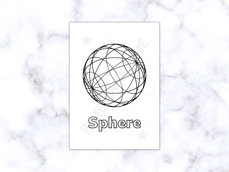 Shapes Coloring Pages for Kids: Preschool Learning (PDF) - Etsy