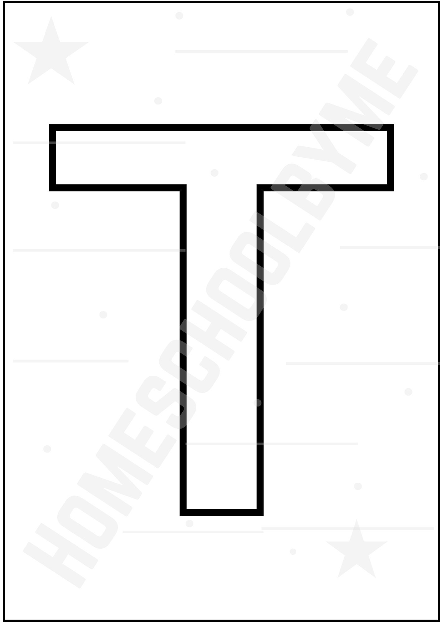 26 Capital Letters Colouring in Pages From A to Z | English | Printable ...