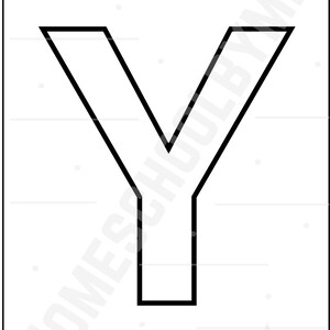 Capital Letter ABC Coloring Pages: Preschool Learning (PDF Pattern) - Etsy