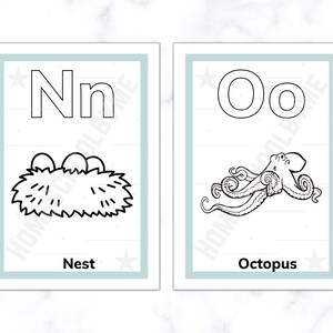 ABC Colouring in Pages | Upper and Lowercase Letter Posters | Images ...