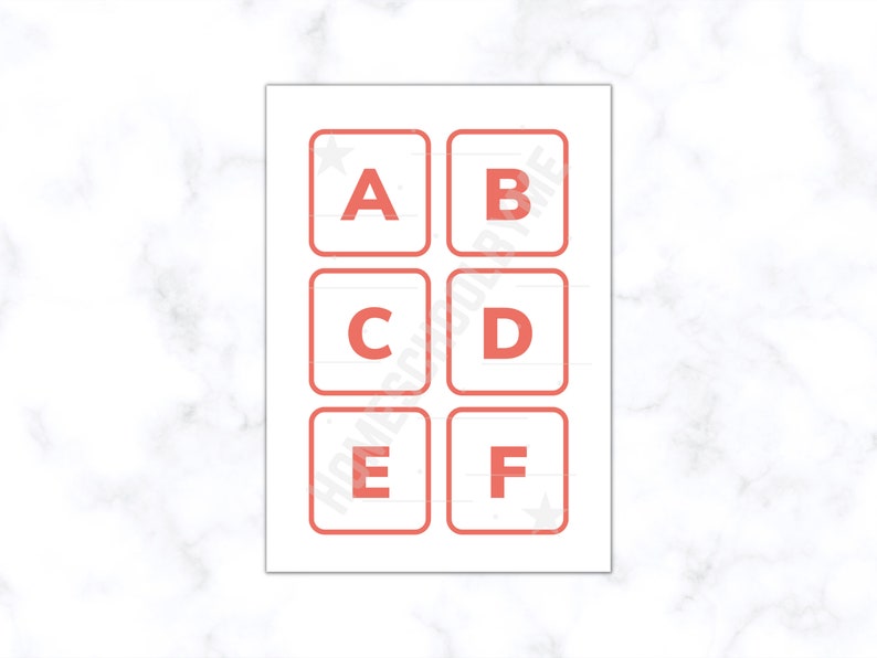 Printable Alphabet Matching Activity | Preschool and Kindergarten ...