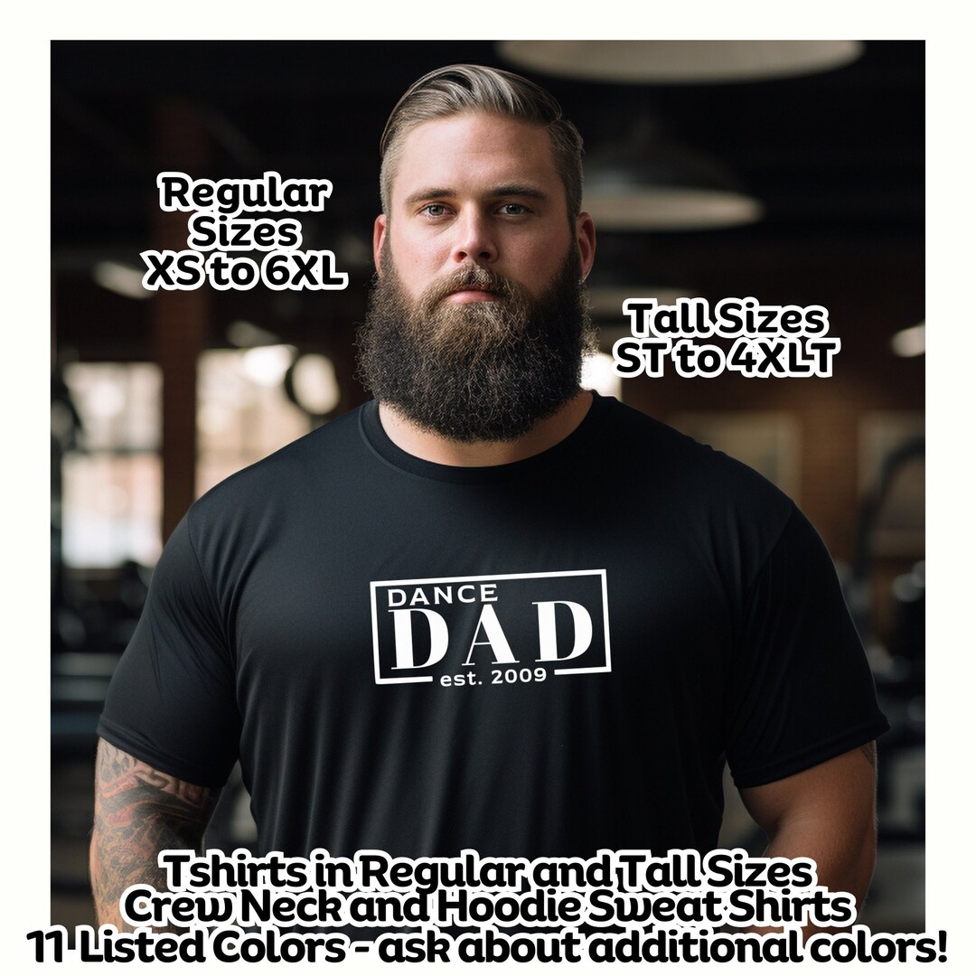 Custom Dad Est 2024 Established Cheer Dance Sport New Awesome Girl Cool ...