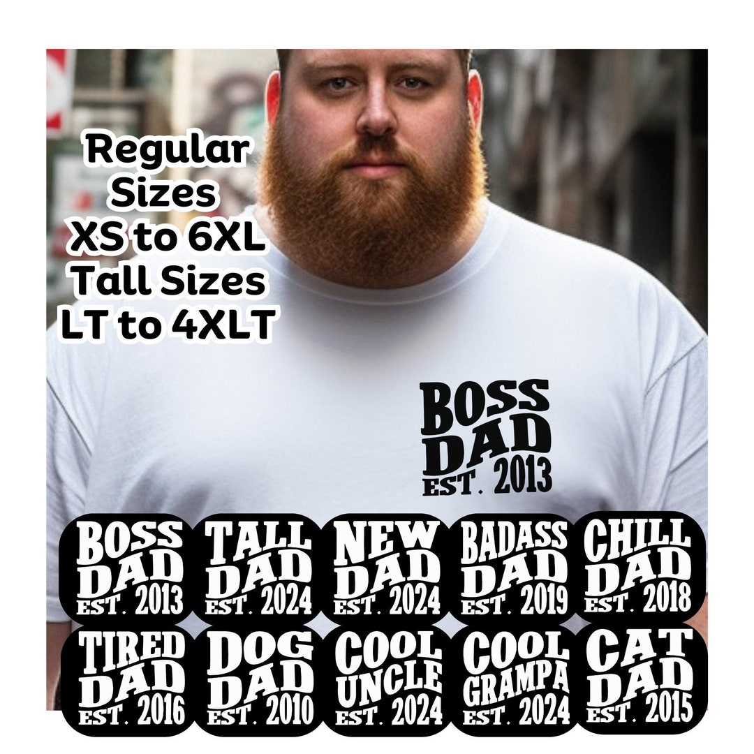 Retro Wavy Poppa Est Established 2024 2025 Cool Dads Club Custom Bella ...