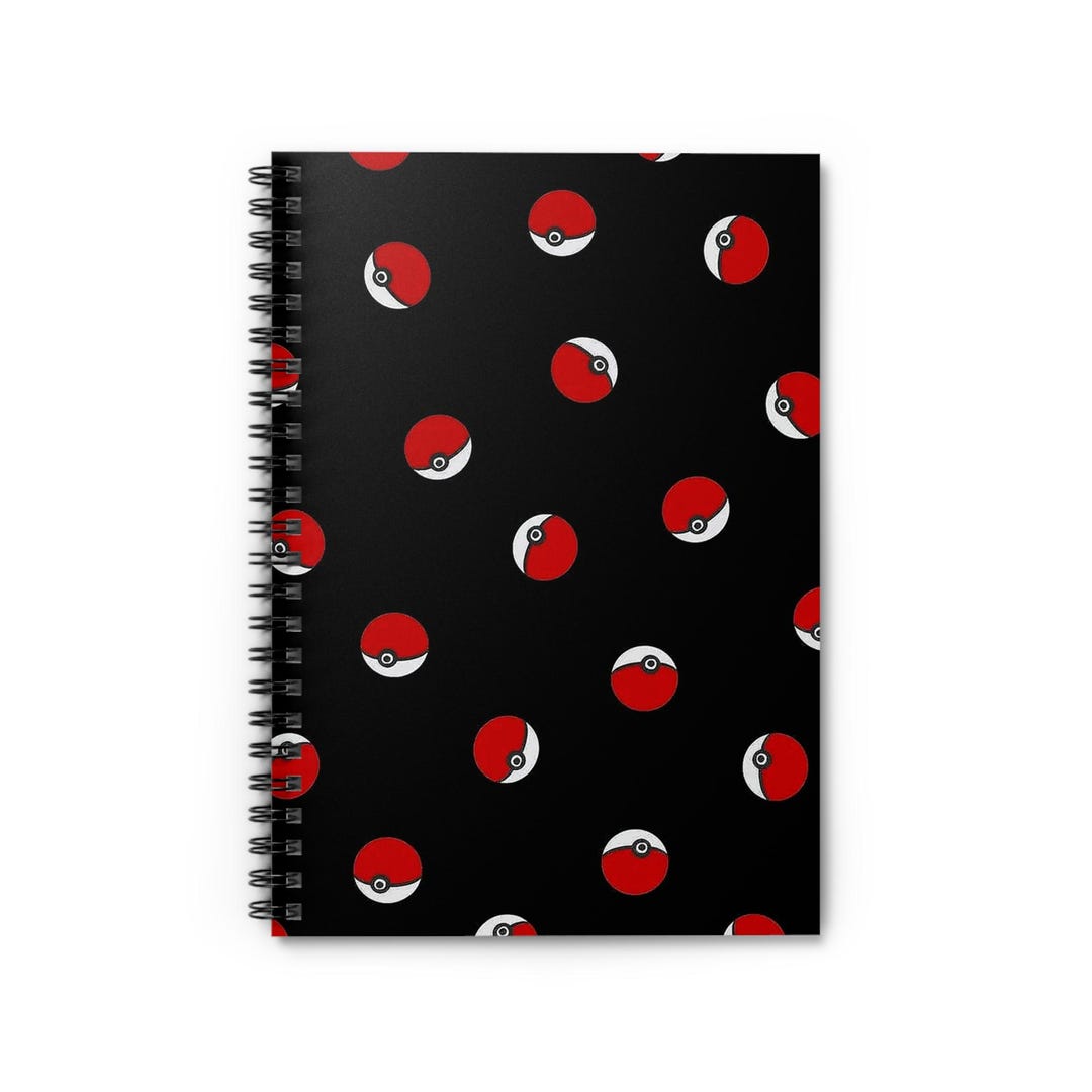 Pokemon Falling Pokeball Spiral Notebook Ruled Line A5 - Etsy