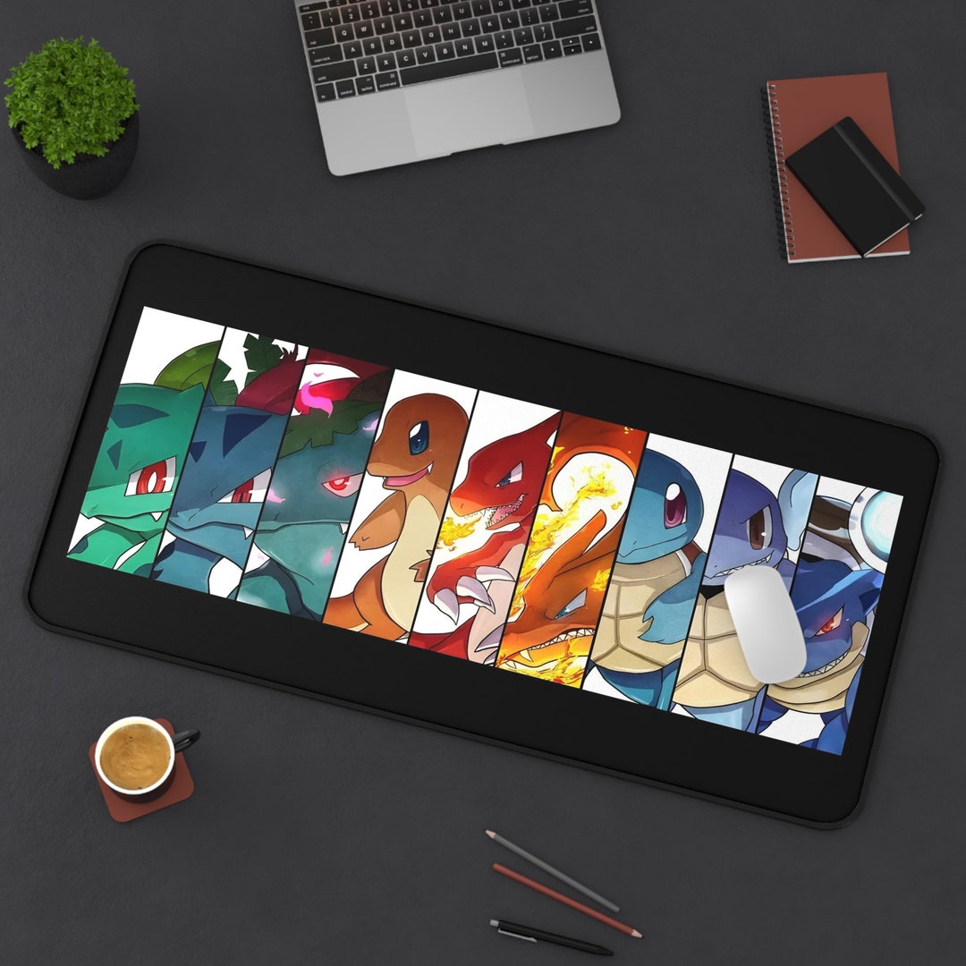 Pokemon Gen 1 Starters Evolutions Gaming Mat/desk Mat - Etsy