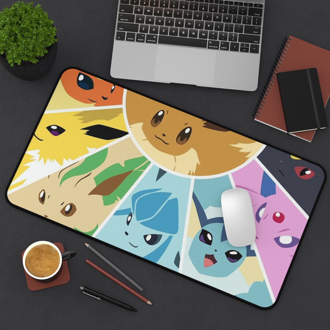 Pokemon Eevee Eeveelutions Fan Design Gaming Mat/desk Mat - Etsy