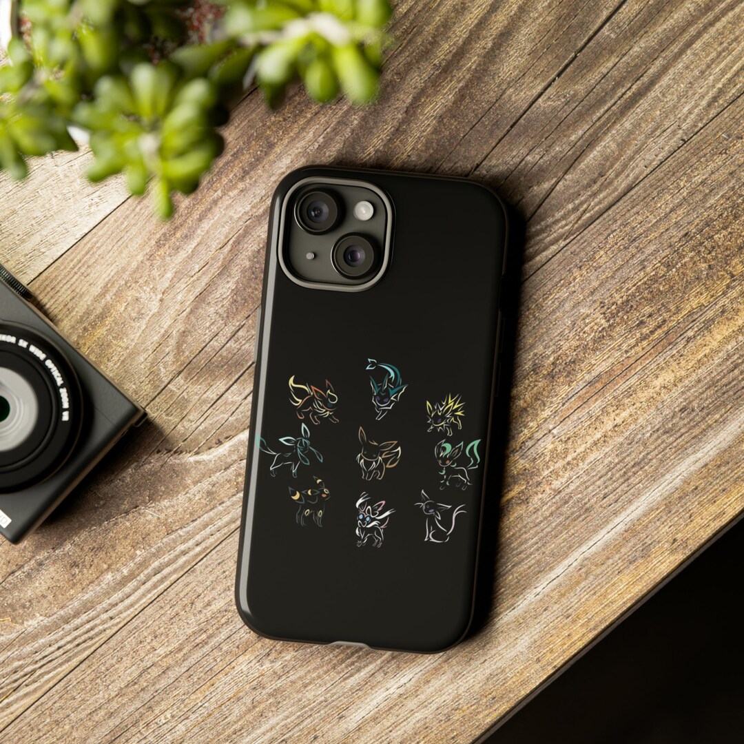 Pokemon Eevee Eeveelutions Circle Tough Phone Case - Etsy