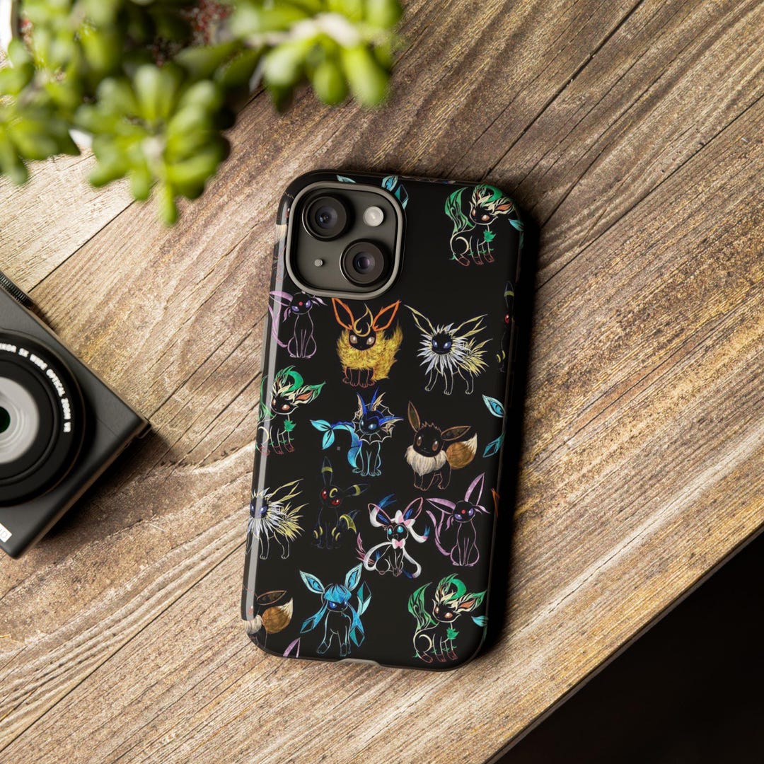 Neon Eeveelutions Tough Phone Case Vibrant Pokémon-inspired Protective ...