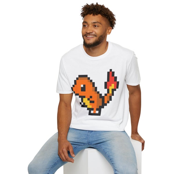 Charmander Pixel Art - Etsy