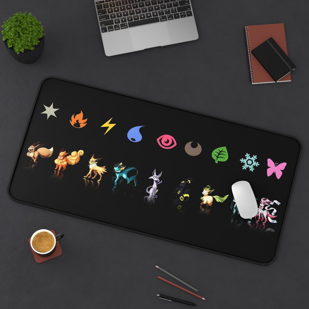 Pokemon Eeveelutions Element Gaming Mat/desk Mat - Etsy