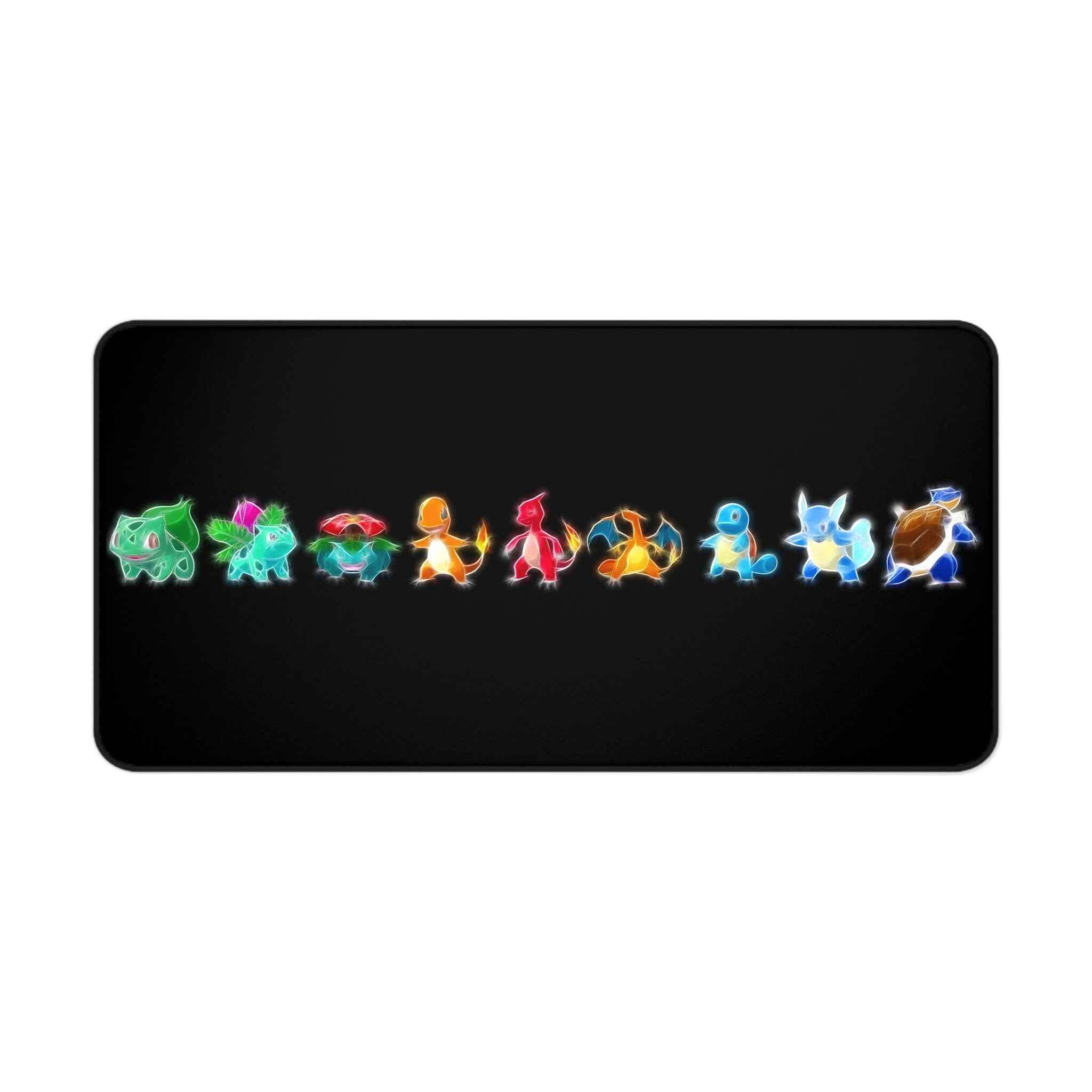 Pokemon Bulbasaur Charmander Squirtle Gaming Mat/desk Mat - Etsy