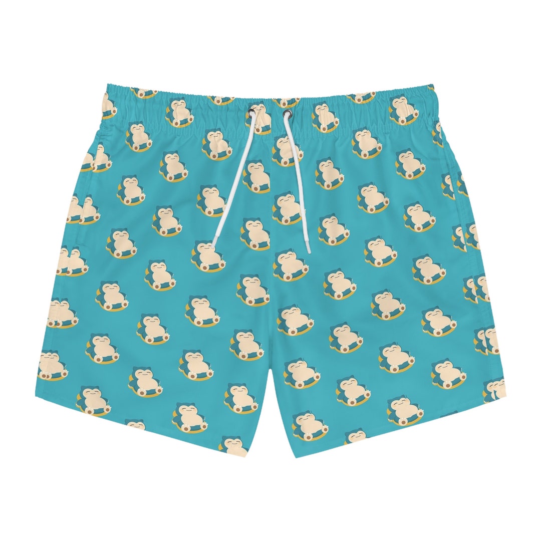 Pokemon Snorlax Rubber Ring Swim Trunks - Etsy
