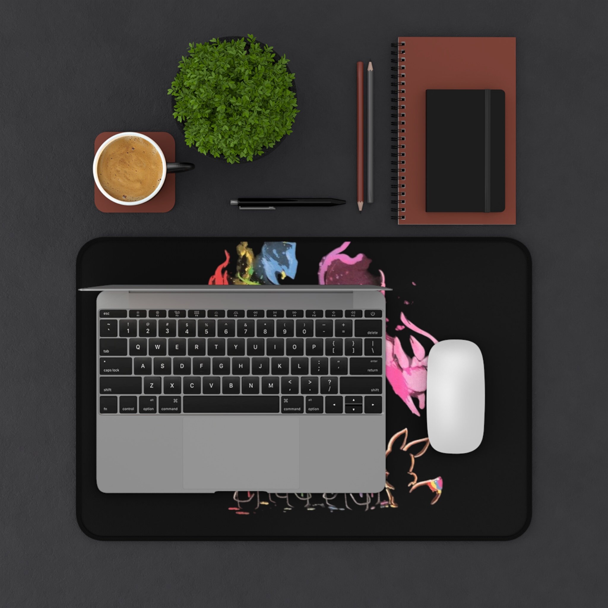 Pokemon Eevee Eeveelutions Painting Desk Mat - Etsy