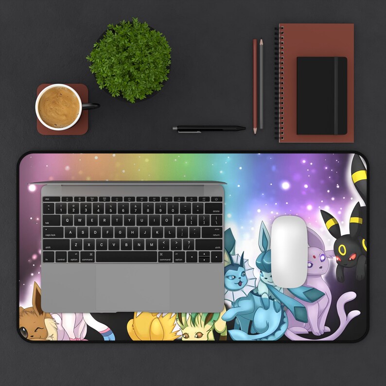 Pokemon Rainbow Galaxy Eeveelutions Gaming Mat/desk Mat - Etsy