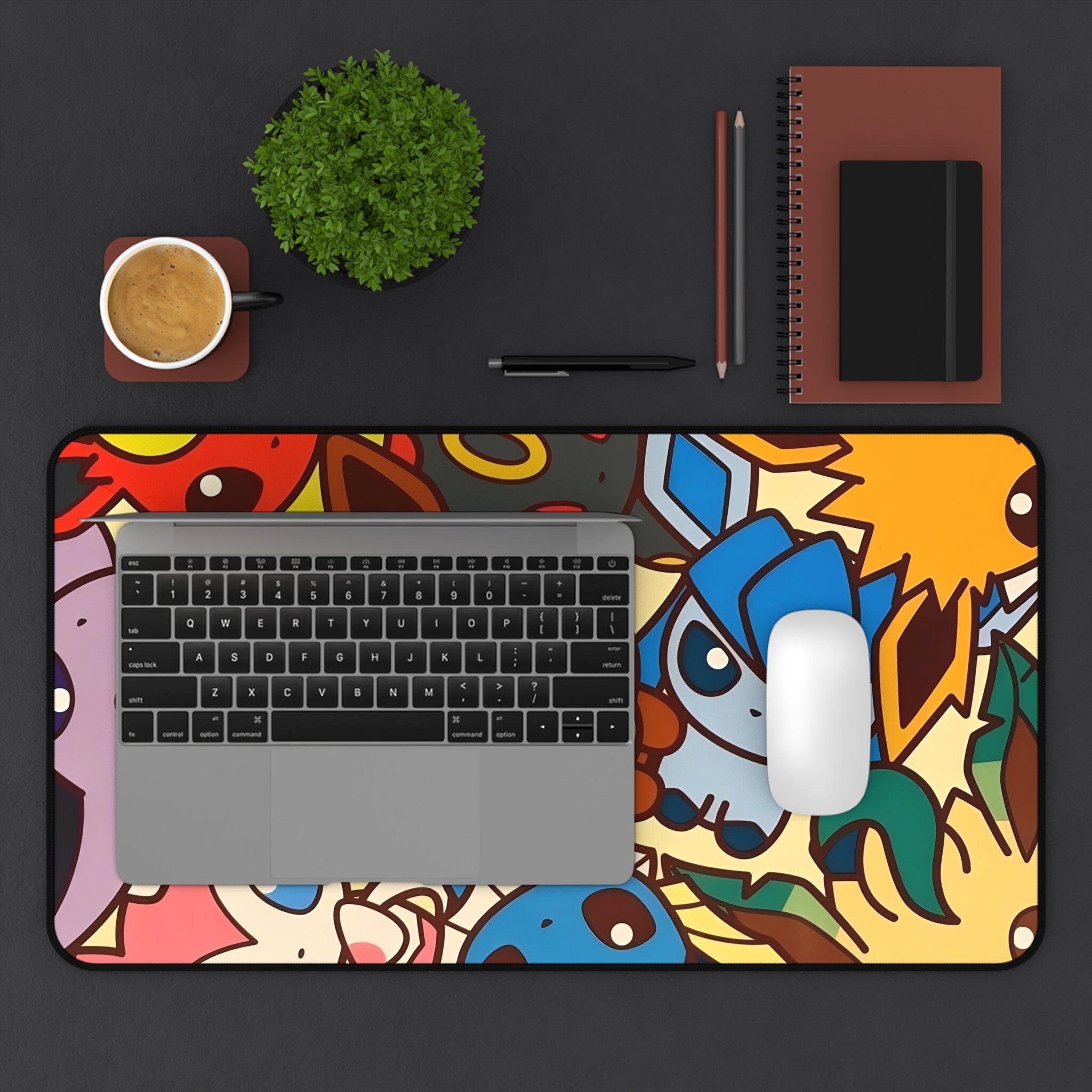 Pokemon Eevee Eeveelution Pop Look Desk Mat/gaming Mat - Etsy