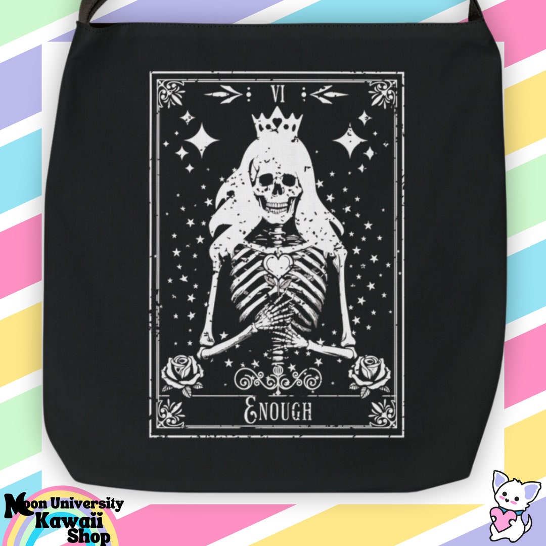 Ita Bag Crossbody Messanger Wiccan Canvas Tarot Card Tote Bag Heavy ...