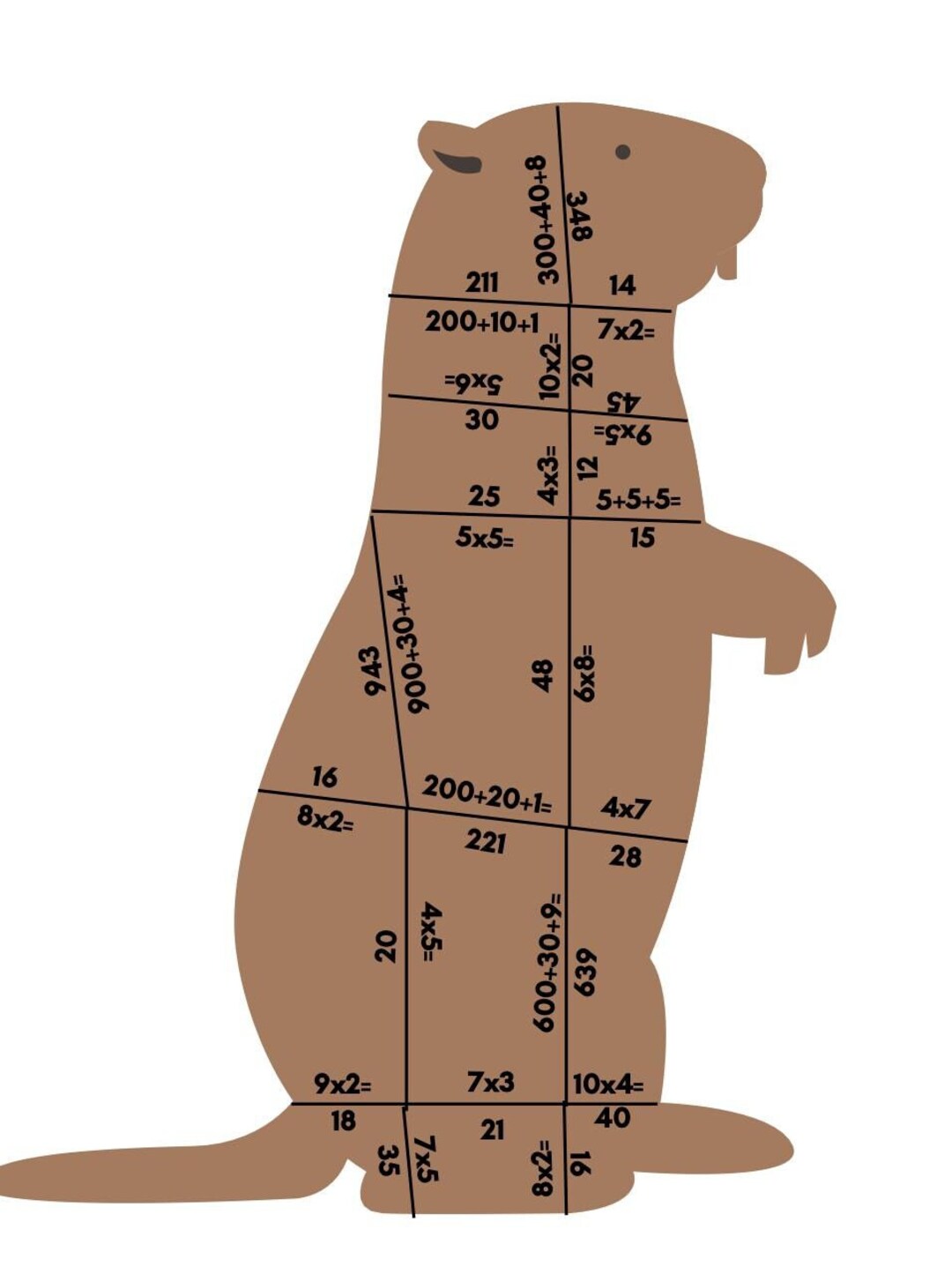 Groundhog Day Math Puzzle, Groundhog Day Craft - Etsy