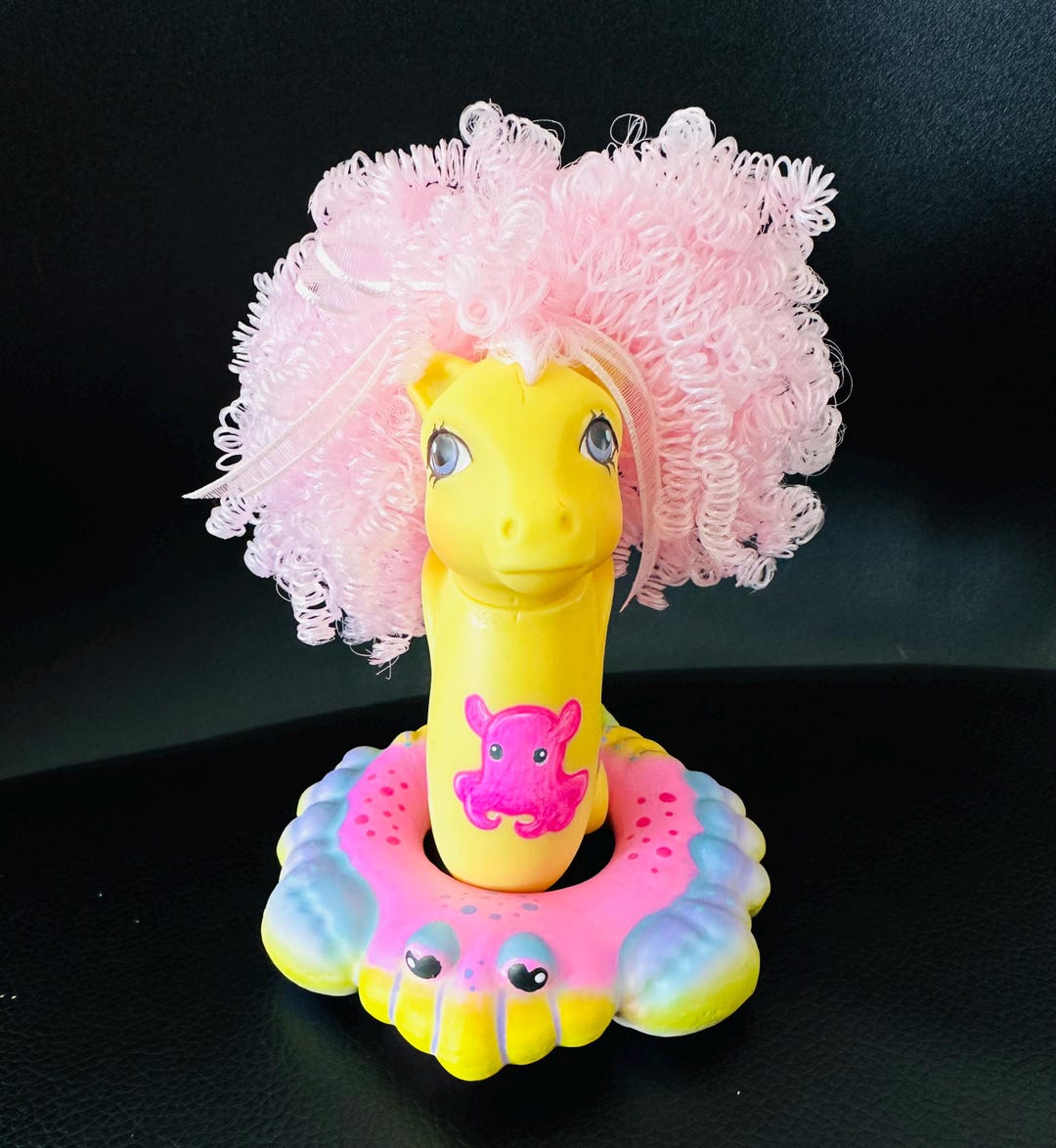 Custom My Little Pony Baby Sea Pony and Float G1 Baby Sea Pony Vintage ...