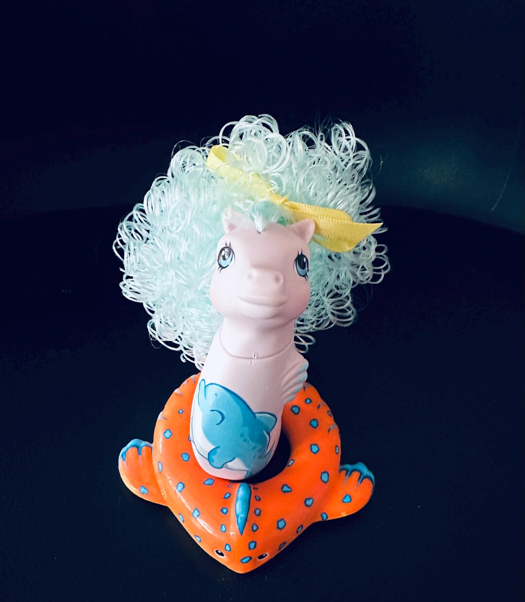 Custom My Little Pony - Baby Sea Pony and Float - G1 Baby Sea Pony ...