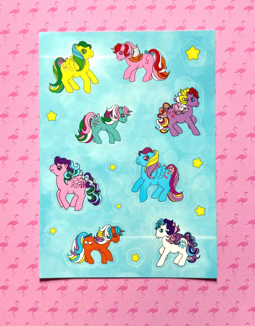Custom Set of Twinkle Eye G1 My Little Ponyponies Glossy Vinyl Stickers ...