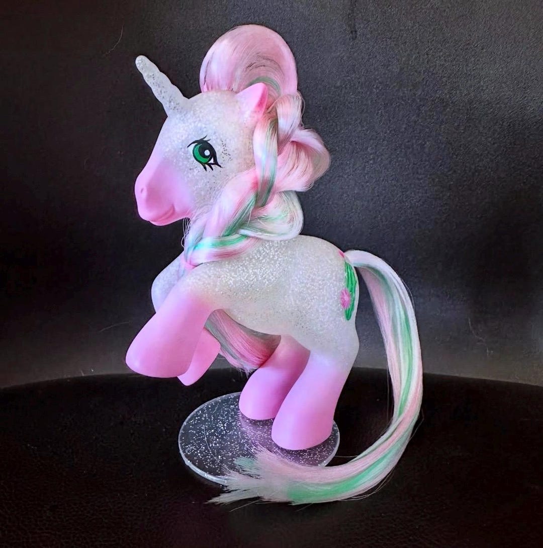 Custom My Little Pony - Desert Flower - G1 Unicorn Pony - Vintage My ...