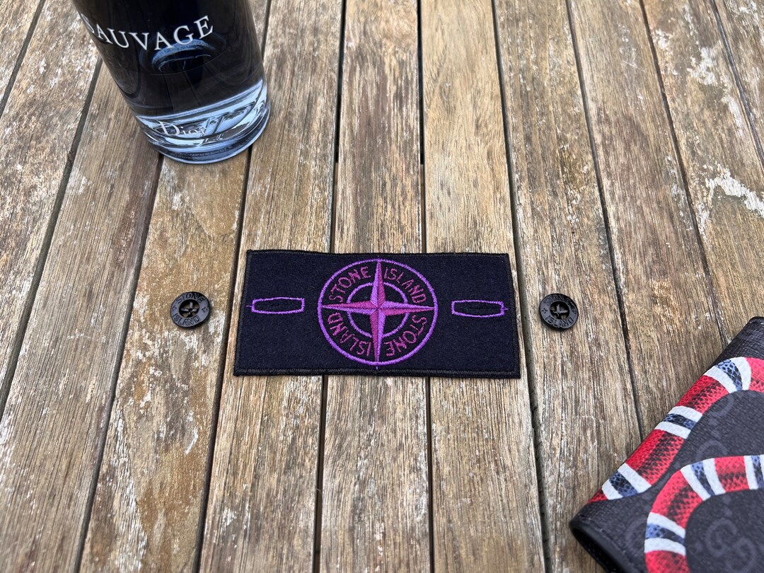 Stone Island Badge Purple Edition Buttons - Etsy