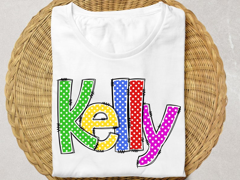 Polka Dot Letters Alphabet PNG Polka Dot Doodle Letters PNG Alpha Pack ...