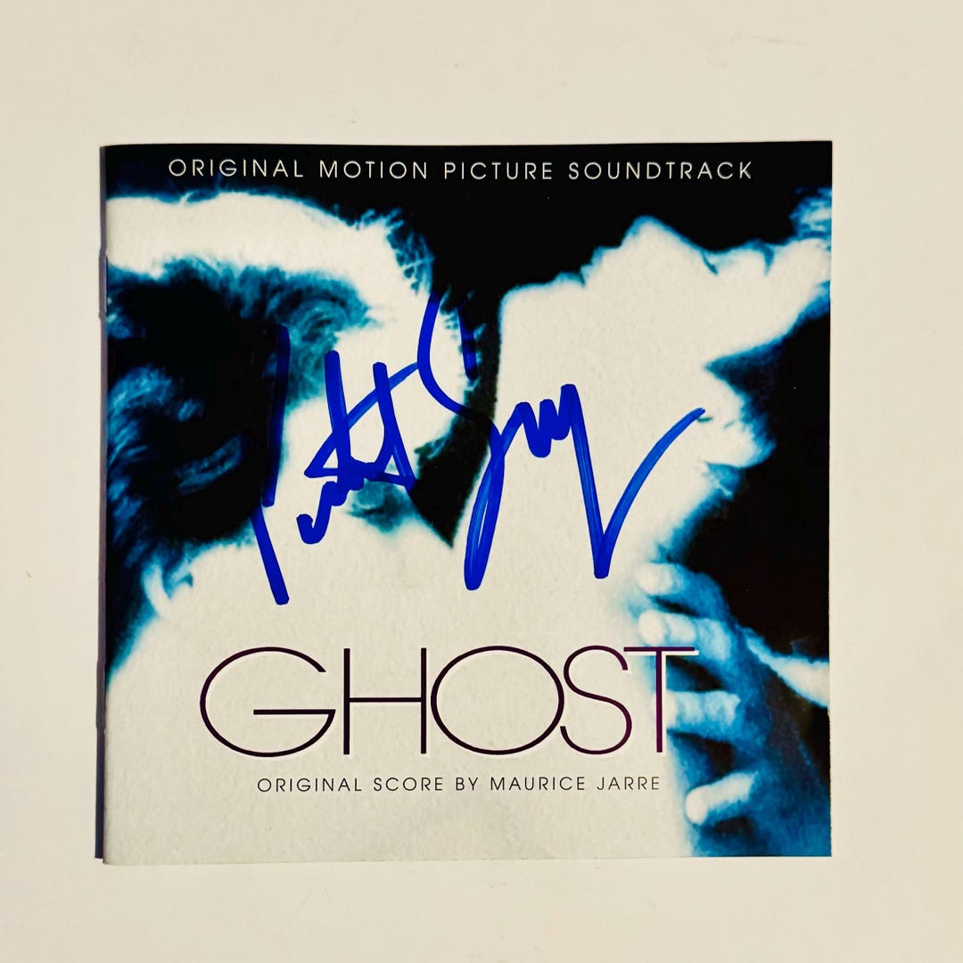 Ghost Patrick Swayze Authentic Signed Film Soundtrack CD Cover With ...