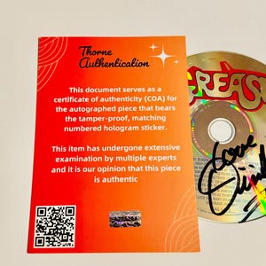 Grease Olivia Newton-john Authentic Signed Film Soundtrack CD With ...