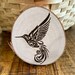 Hummingbird, Hand Drawn Wood Burning Art - Etsy