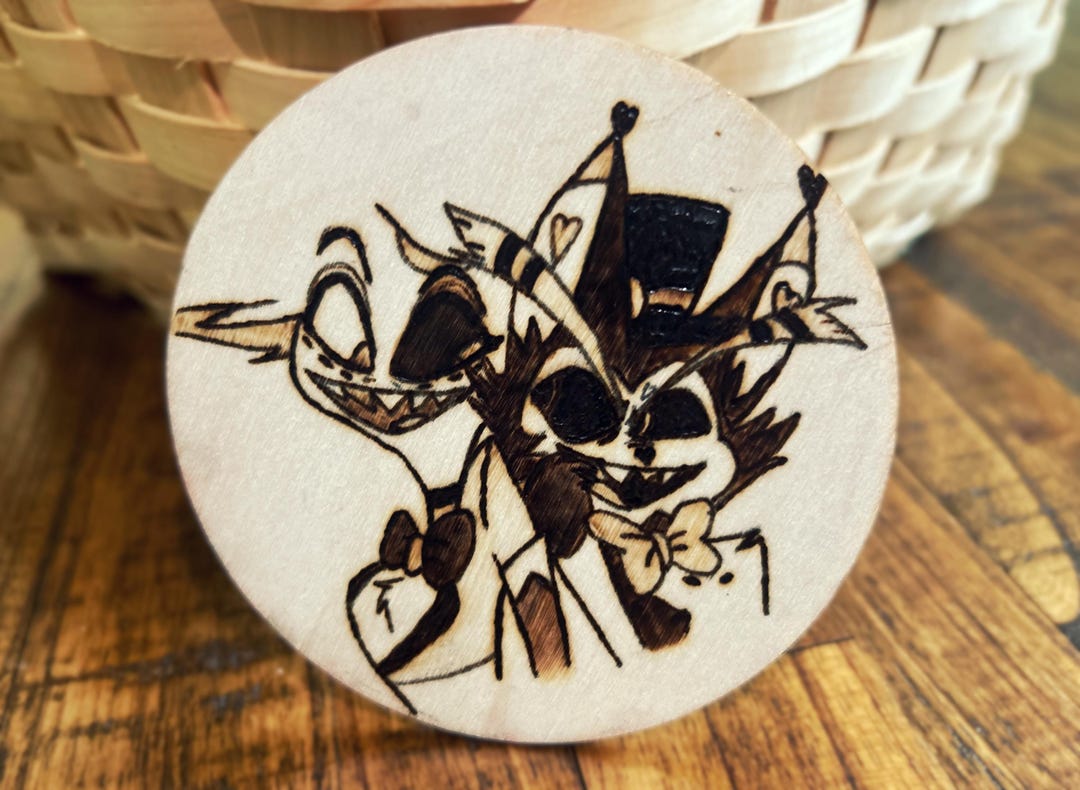 Handmade Angel Dust and Husk, Back to Back, Looser Baby, Hazbin Hotel ...