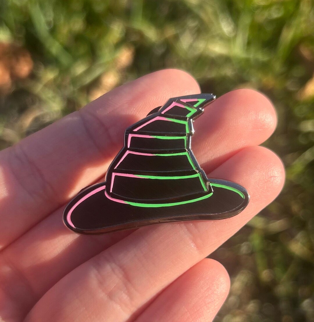 Wicked Hat Enamel Pin - Etsy